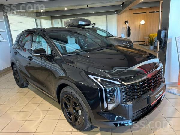 Black Kia Sportage 2026 in Liepaja, with an engine capacity of 1.60 L and mileage of 6 thousand km for 33940 €, photo 1 on AUTOMOTO.COM.LV