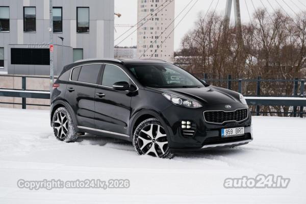 Black Kia Sportage 2016 in Tartu, with an engine capacity of 2.00 L and mileage of 166 thousand km for 14499 €, photo 3 on AUTOMOTO.COM.LV