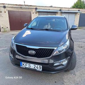 Black Kia Sportage 2014 in Mazeikiai, with an engine capacity of 1.69 L and mileage of 176 thousand km for 7200 €, photo  on AUTOMOTO.COM.LV