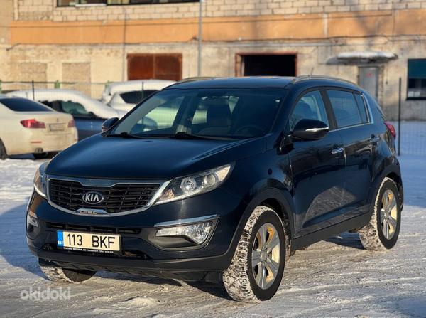 Черный Киа Sportage 2013 в Нарва, объемом двигателя 1.60 л и пробегом 154 тыс. км за 4999 €, фото 1 на AUTOMOTO.COM.LV