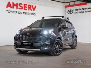 Black Kia Sportage 2021 in Tallinn, with an engine capacity of 1.60 L and mileage of 100 thousand km for 19490 €, photo  on AUTOMOTO.COM.LV