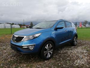 Zils Kia Sportage 2011 Saldus, ar dzinēja tilpumu 1.70 L un nobraukumu 130 tūkst. km par 7900 €, foto  vietnē AUTOMOTO.COM.LV