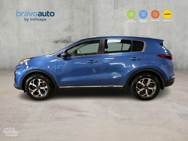 Blue Kia Sportage 2019 in Vilnius, with an engine capacity of 1.60 L and mileage of 92 thousand km for 15550 €, photo 2 on AUTOMOTO.COM.LV