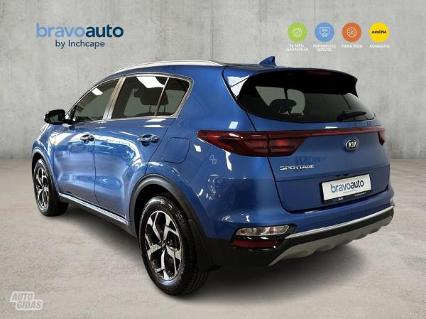 Blue Kia Sportage 2019 in Vilnius, with an engine capacity of 1.60 L and mileage of 92 thousand km for 15550 €, photo 3 on AUTOMOTO.COM.LV