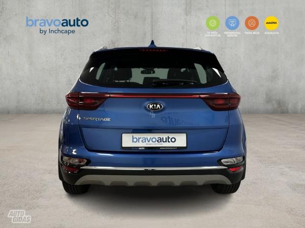 Blue Kia Sportage 2019 in Vilnius, with an engine capacity of 1.60 L and mileage of 92 thousand km for 15550 €, photo 4 on AUTOMOTO.COM.LV