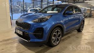 Zils Kia Sportage 2019 Rīga, ar dzinēja tilpumu 1.60 L un nobraukumu 106 tūkst. km par 16900 €, foto  vietnē AUTOMOTO.COM.LV
