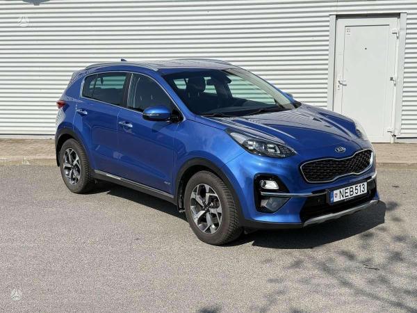 Blue Kia Sportage 2019 in Vilnius, with an engine capacity of 1.60 L and mileage of 102 thousand km for 15500 €, photo 2 on AUTOMOTO.COM.LV