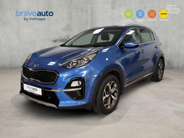 Blue Kia Sportage 2019 in Vilnius, with an engine capacity of 1.60 L and mileage of 103 thousand km for 17500 €, photo 1 on AUTOMOTO.COM.LV