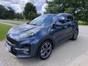 Zils Kia Sportage 2019 Limbaži, ar dzinēja tilpumu 2.00 L un nobraukumu 183 tūkst. km par 14500 €, foto  vietnē AUTOMOTO.COM.LV
