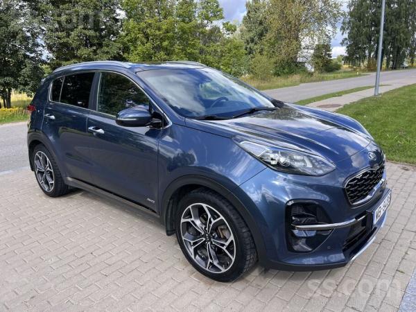 Zils Kia Sportage 2019 Limbaži, ar dzinēja tilpumu 2.00 L un nobraukumu 183 tūkst. km par 14500 €, foto 3 vietnē AUTOMOTO.COM.LV