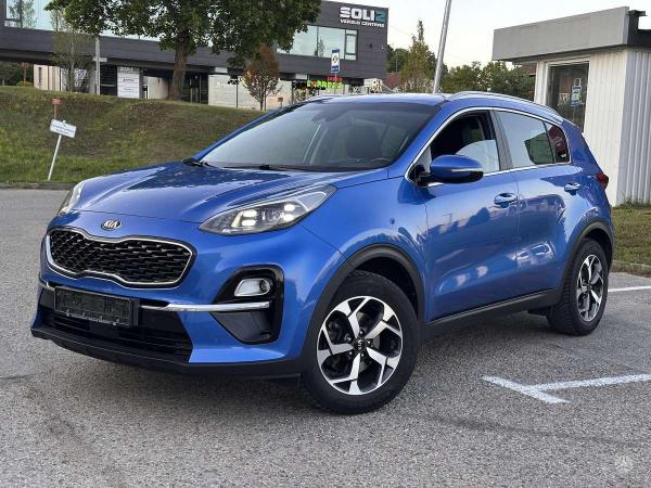Синий Киа Sportage 2019 в Ионава, объемом двигателя 1.59 л и пробегом 87 тыс. км за 13499 €, фото 1 на AUTOMOTO.COM.LV