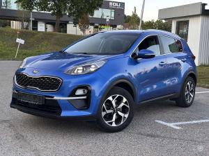Blue Kia Sportage 2019 in Jonava, with an engine capacity of 1.59 L and mileage of 87 thousand km for 13499 €, photo  on AUTOMOTO.COM.LV