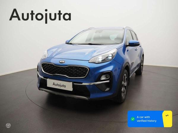 Синий Киа Sportage 2019 в Вильнюс, объемом двигателя 1.60 л и пробегом 115 тыс. км за 14500 €, фото 1 на AUTOMOTO.COM.LV
