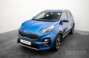 Zils Kia Sportage 2019 Tallina, ar dzinēja tilpumu 1.60 L un nobraukumu 131 tūkst. km par 13999 €, foto  vietnē AUTOMOTO.COM.LV