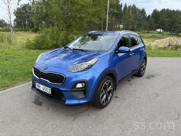 Zils Kia Sportage 2021 Daugavpils, ar dzinēja tilpumu 1.60 L un nobraukumu 78 tūkst. km par 17000 €, foto 1 vietnē AUTOMOTO.COM.LV