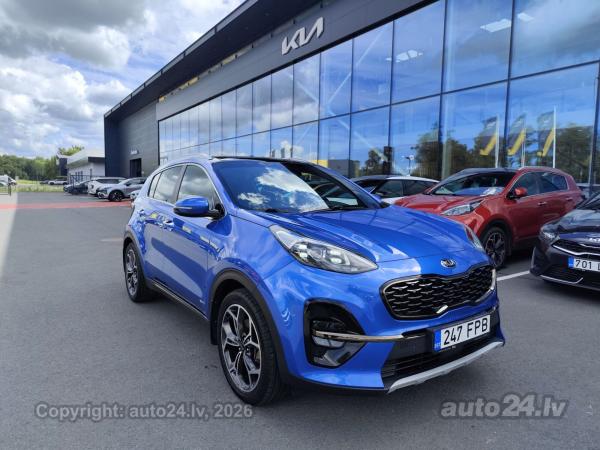 Синий Киа Sportage 2021 в Таллин, объемом двигателя 1.60 л и пробегом 55 тыс. км за 20500 €, фото 1 на AUTOMOTO.COM.LV