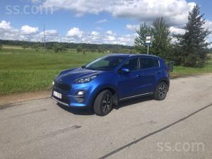 Blue Kia Sportage 2021 in Kuldiga, with an engine capacity of 1.60 L and mileage of 70 thousand km for 16500 €, photo  on AUTOMOTO.COM.LV