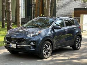Zils Kia Sportage 2022 Viļņa, ar dzinēja tilpumu 2.36 L un nobraukumu 125 tūkst. km par 16500 €, foto  vietnē AUTOMOTO.COM.LV