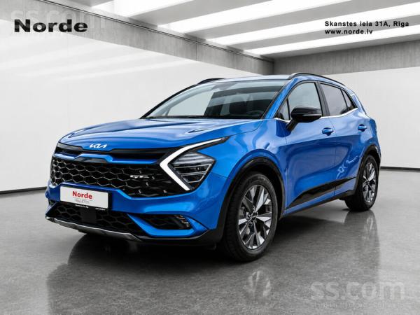 Zils Kia Sportage 2022 Rīga, ar dzinēja tilpumu 1.60 L un nobraukumu 63 tūkst. km par 24590 €, foto 1 vietnē AUTOMOTO.COM.LV