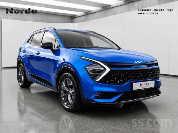 Zils Kia Sportage 2022 Rīga, ar dzinēja tilpumu 1.60 L un nobraukumu 63 tūkst. km par 24590 €, foto 2 vietnē AUTOMOTO.COM.LV