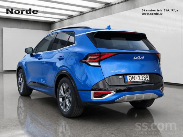 Zils Kia Sportage 2022 Rīga, ar dzinēja tilpumu 1.60 L un nobraukumu 63 tūkst. km par 24590 €, foto 3 vietnē AUTOMOTO.COM.LV