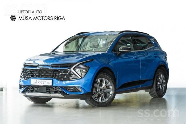 Blue Kia Sportage 2022 in Riga, with an engine capacity of 1.60 L and mileage of 49 thousand km for 23900 €, photo 1 on AUTOMOTO.COM.LV