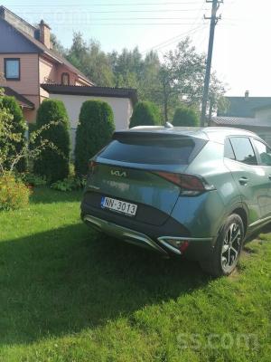 Blue Kia Sportage 2023 in Daugavpils, with an engine capacity of 1.60 L and mileage of 26 thousand km for 27000 €, photo  on AUTOMOTO.COM.LV