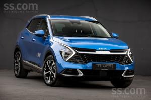 Blue Kia Sportage 2023 in Jelgava, with an engine capacity of 1.60 L and mileage of 196 thousand km for 19500 €, photo  on AUTOMOTO.COM.LV