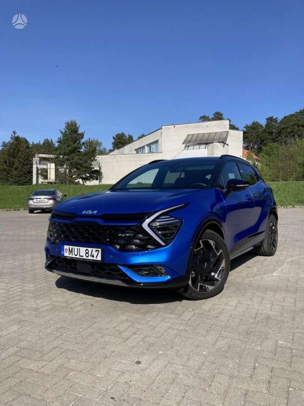 Blue Kia Sportage 2024 in Vilnius, with an engine capacity of 1.60 L and mileage of 27 thousand km for 29700 €, photo 8 on AUTOMOTO.COM.LV