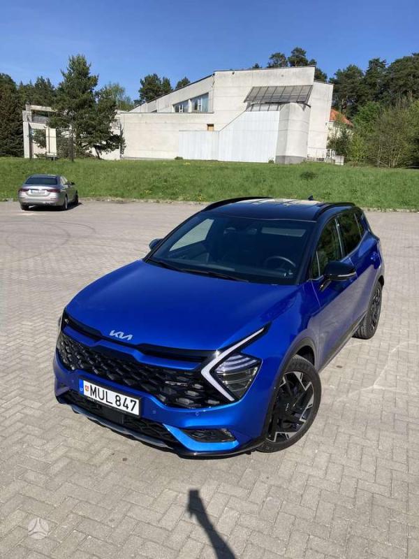 Blue Kia Sportage 2024 in Vilnius, with an engine capacity of 1.60 L and mileage of 27 thousand km for 29700 €, photo 9 on AUTOMOTO.COM.LV