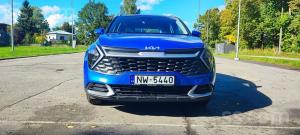 Blue Kia Sportage 2024 in Riga, with an engine capacity of 1.60 L and mileage of 4 thousand km for 24000 €, photo  on AUTOMOTO.COM.LV