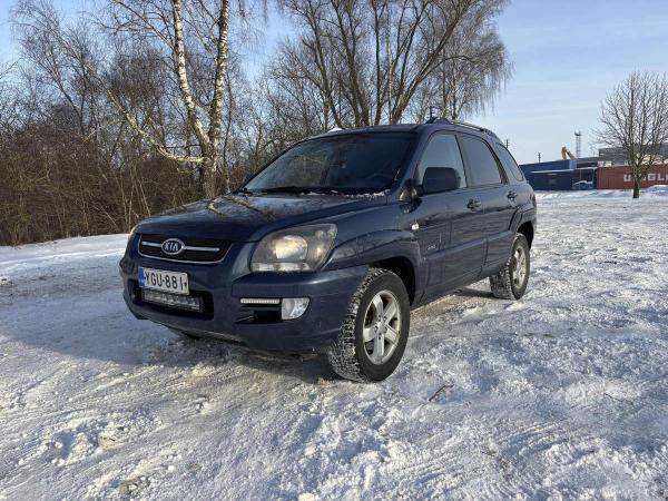 Синий Киа Sportage 2008 в Таураге, объемом двигателя 1.99 л и пробегом 415 тыс. км за 2900 €, фото 1 на AUTOMOTO.COM.LV