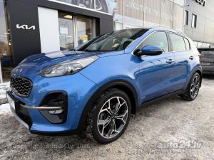 Blue Kia Sportage 2021 in Tallinn, with an engine capacity of 1.60 L and mileage of 88 thousand km for 21900 €, photo  on AUTOMOTO.COM.LV