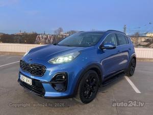 Zils Kia Sportage 2021 Tallina, ar dzinēja tilpumu 1.60 L un nobraukumu 42 tūkst. km par 20500 €, foto  vietnē AUTOMOTO.COM.LV