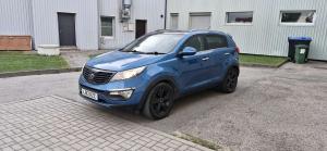 Blue Kia Sportage 2012 in Siauliai, with an engine capacity of 1.69 L and mileage of 102 thousand km for 2950 €, photo  on AUTOMOTO.COM.LV