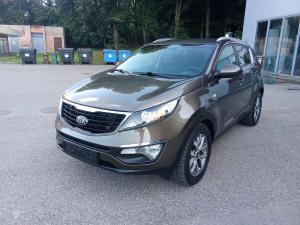 Brown Kia Sportage 2014 in Alytus, with an engine capacity of 1.69 L and mileage of 273 thousand km for 7200 €, photo  on AUTOMOTO.COM.LV