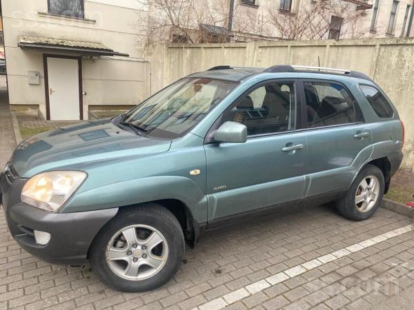 Зеленый Киа Sportage 2005 в Рига, объемом двигателя 2.00 л и пробегом 208 тыс. км за 2160 €, фото 1 на AUTOMOTO.COM.LV
