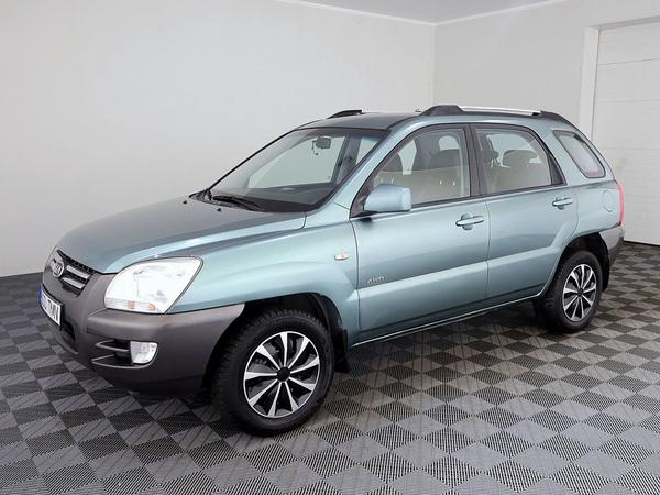 Green Kia Sportage 2005 in Tallinn, with an engine capacity of 2.00 L and mileage of 199 thousand km for 2299 €, photo 2 on AUTOMOTO.COM.LV
