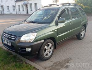Green Kia Sportage 2006 in Riga, with an engine capacity of 2.00 L and mileage of 237 thousand km for 2100 €, photo  on AUTOMOTO.COM.LV