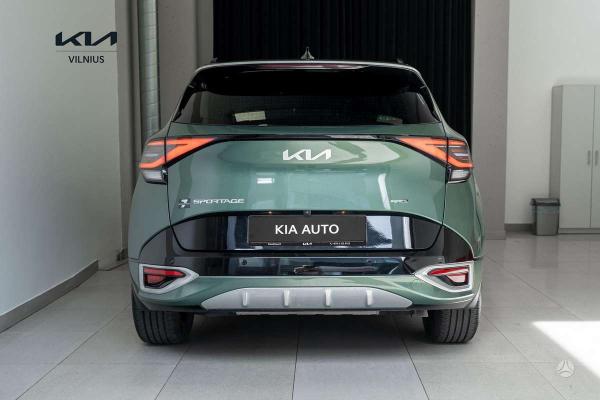 Green Kia Sportage 2022 in Vilnius, with an engine capacity of 1.60 L and mileage of 56 thousand km for 34900 €, photo 5 on AUTOMOTO.COM.LV