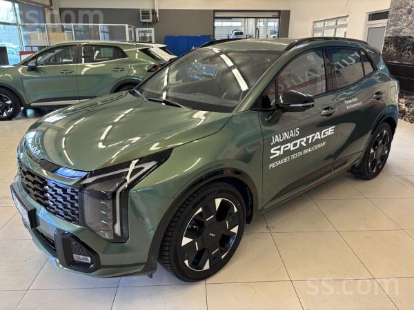 Зеленый Киа Sportage 2025 в Рига, объемом двигателя 1.60 л и пробегом 8 тыс. км за 36900 €, фото 2 на AUTOMOTO.COM.LV