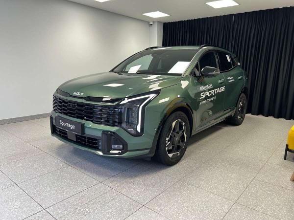 Green Kia Sportage 2026 in Vilnius, with an engine capacity of 1.60 L and mileage of 2 thousand km for 33990 €, photo 1 on AUTOMOTO.COM.LV