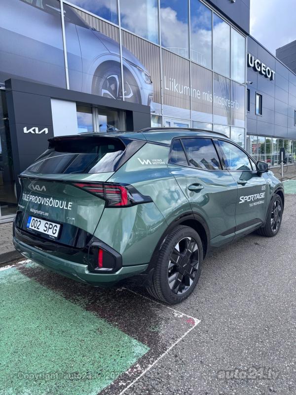 Green Kia Sportage 2026 in Tallinn, with an engine capacity of 1.60 L and mileage of 3 thousand km for 42900 €, photo 4 on AUTOMOTO.COM.LV