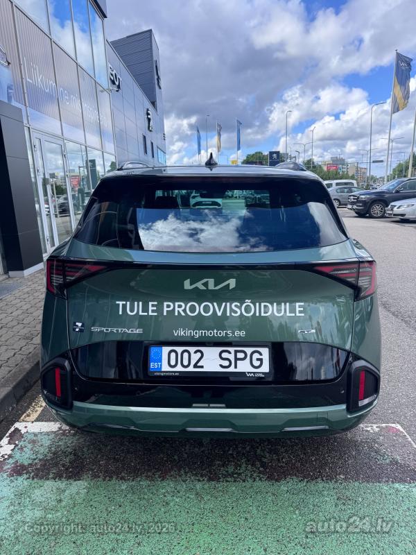 Green Kia Sportage 2026 in Tallinn, with an engine capacity of 1.60 L and mileage of 3 thousand km for 42900 €, photo 5 on AUTOMOTO.COM.LV