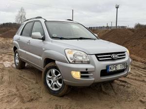 Серый Киа Sportage 2005 в Вильнюс, объемом двигателя 1.99 л и пробегом 244 тыс. км за 1500 €, фото  на AUTOMOTO.COM.LV