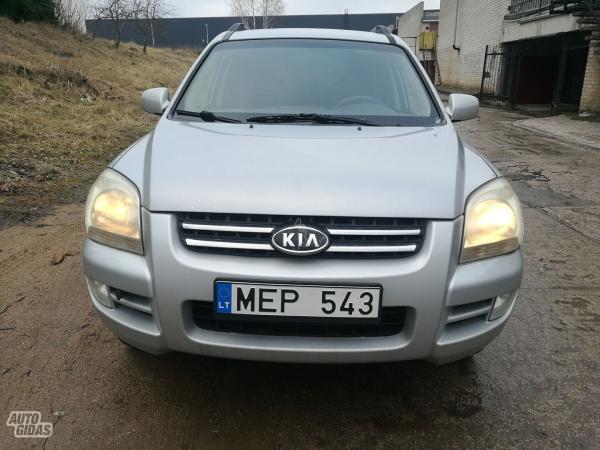 Grey Kia Sportage 2005 in Kaunas, with an engine capacity of 2.00 L and mileage of 219 thousand km for 3400 €, photo 2 on AUTOMOTO.COM.LV