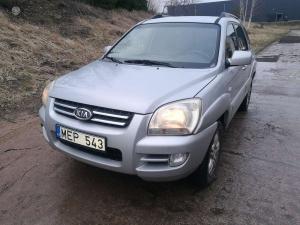 Grey Kia Sportage 2005 in Kaunas, with an engine capacity of 1.99 L and mileage of 219 thousand km for 3400 €, photo  on AUTOMOTO.COM.LV