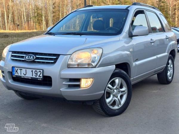 Grey Kia Sportage 2006 in Kaunas, with an engine capacity of 2.00 L and mileage of 263 thousand km for 2150 €, photo 1 on AUTOMOTO.COM.LV