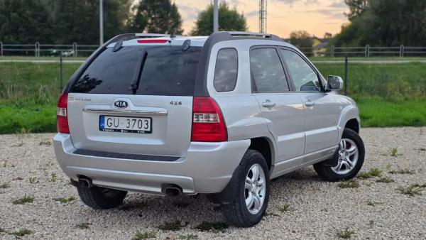 Pelēks Kia Sportage 2007 Jelgava, ar dzinēja tilpumu 2.00 L un nobraukumu 250 tūkst. km par 1850 €, foto 5 vietnē AUTOMOTO.COM.LV
