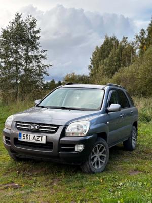 Grey Kia Sportage 2007 in Tartu, with an engine capacity of 2.00 L and mileage of 238 thousand km for 1300 €, photo  on AUTOMOTO.COM.LV